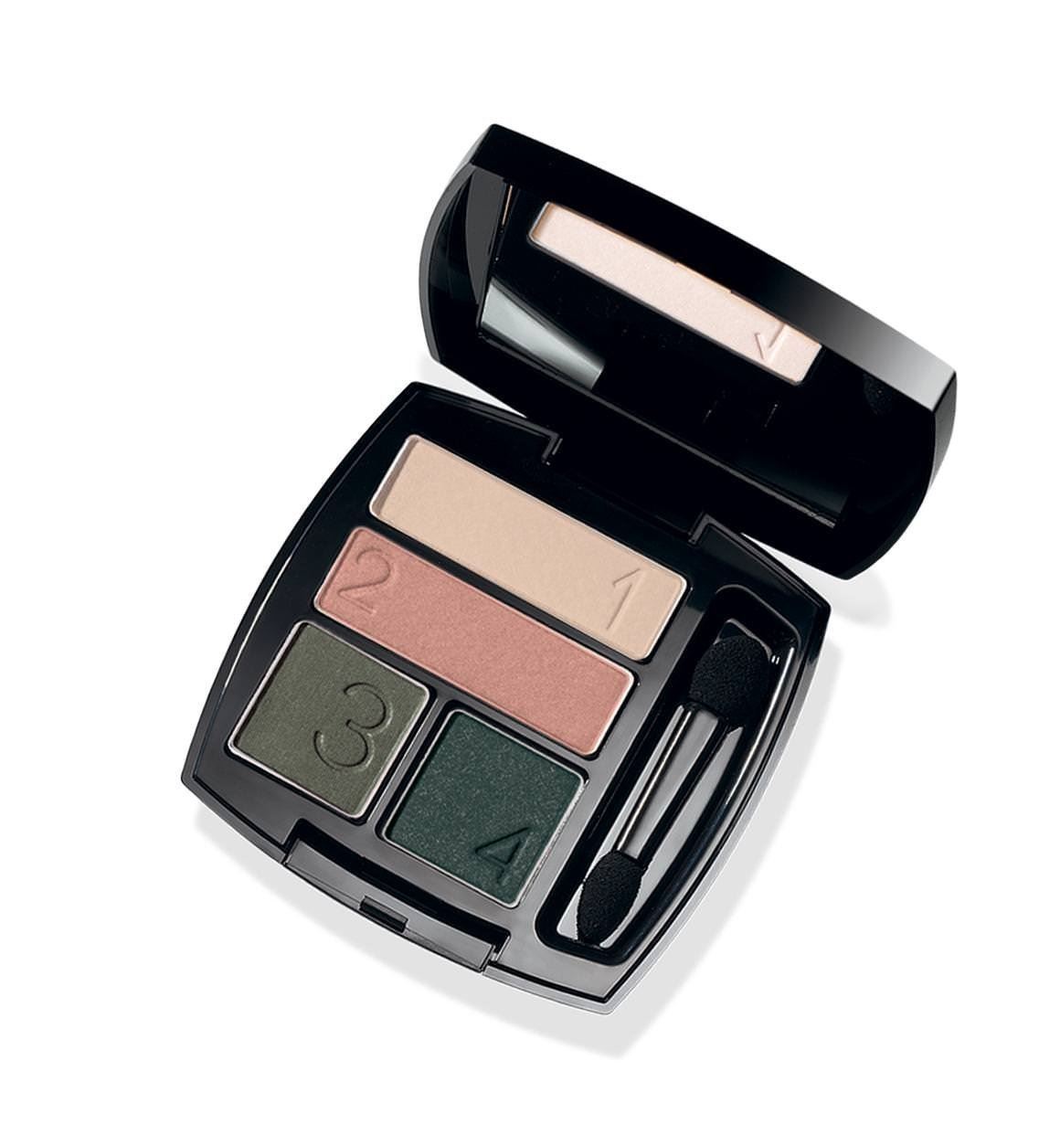 Alfa Store. Avon True colour Eye shadow quad Emerald cut