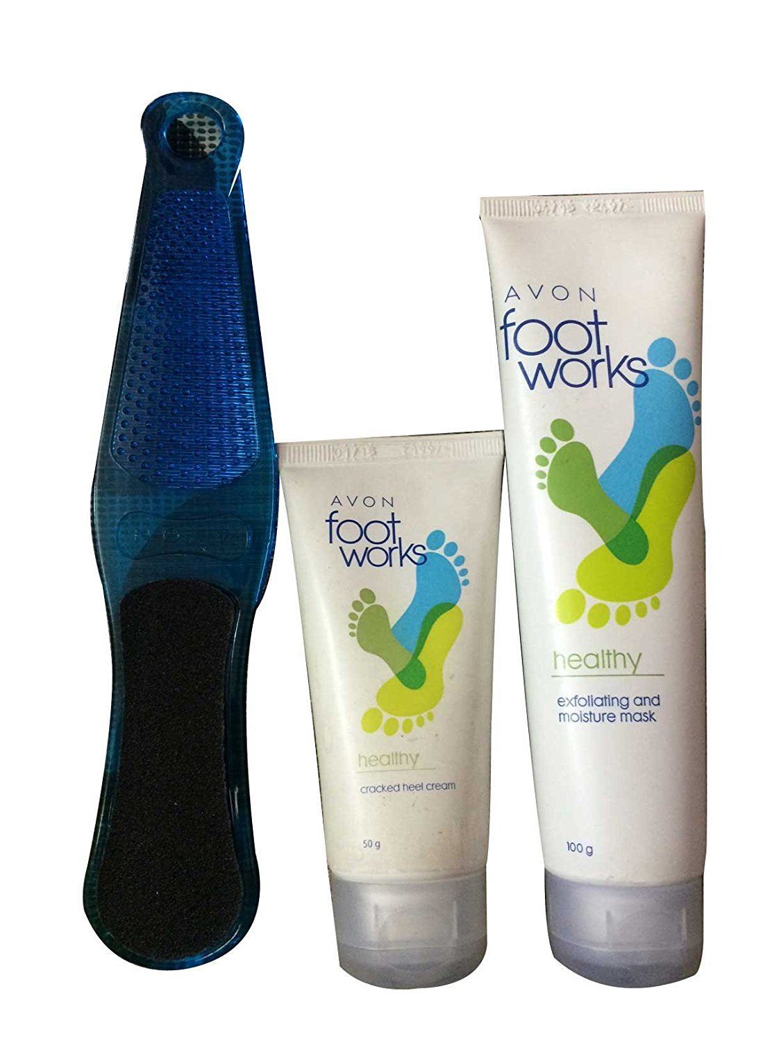 Alfa Store. Avon Foot Works Cream,mask & filer (Set of 3)