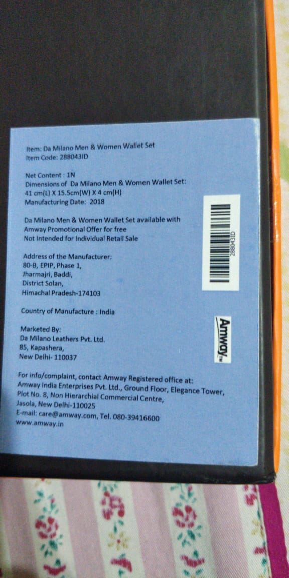 Alfa Store. Da milano Men&Woman Wallet Set